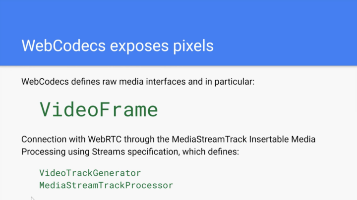 WebCodecs, WebTransport, and the Future of WebRTC - webrtcHacks